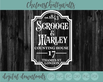 Scrooge and Marley Counting House London - Etsy