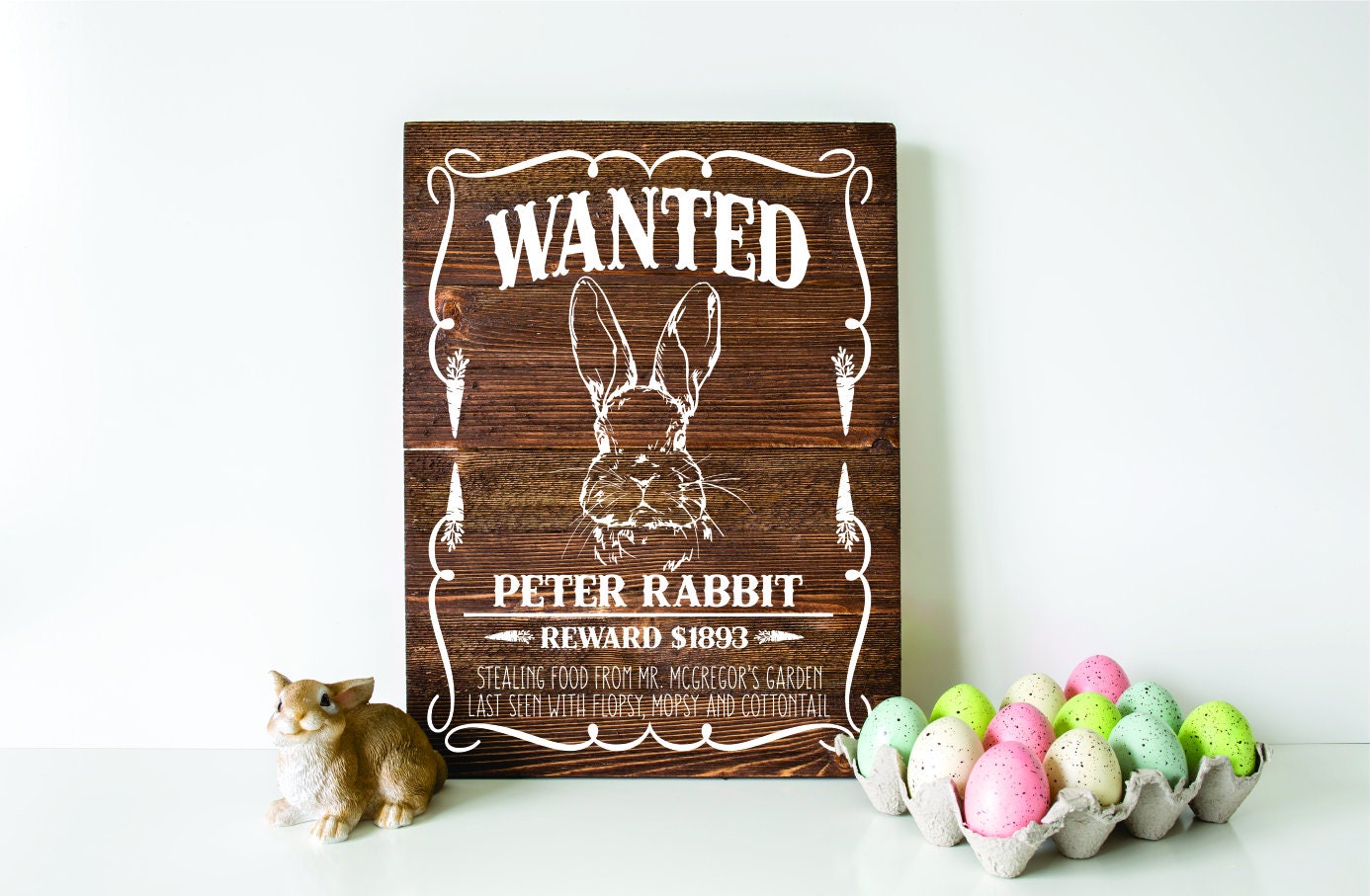Peter Rabbit SVG, Wanted Peter Rabbit SVG, Rabbit SVG, Bunny Cut File ...