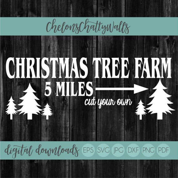 Home & Hobby Craft Supplies & Tools Vector DXF Christmas Tree Farm SVG ...