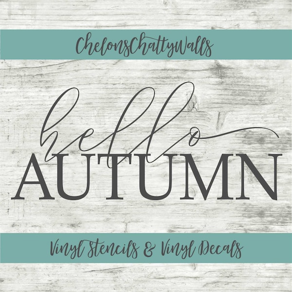 Autumn Sign - Etsy