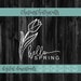 Hello Spring SVG, Tulip SVG, Farmhouse SVG, Spring Cut File, Stencil ...