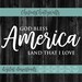 God Bless America SVG File, America Star SVG, Cricut Cut File, 4th of ...
