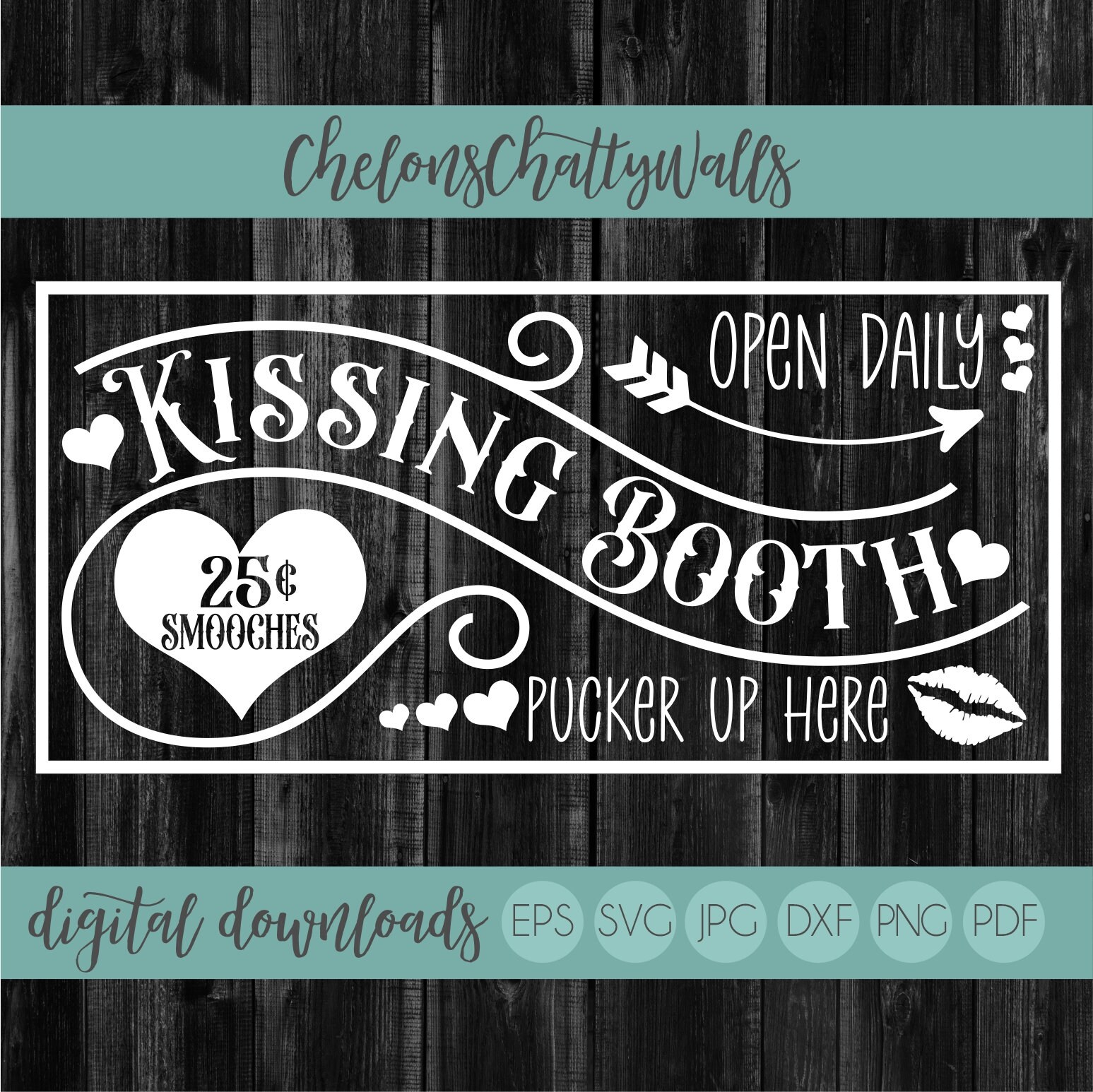 Kissing Booth SVG, Valentines SVG, Pucker up Here, Lips, Love Cut File ...