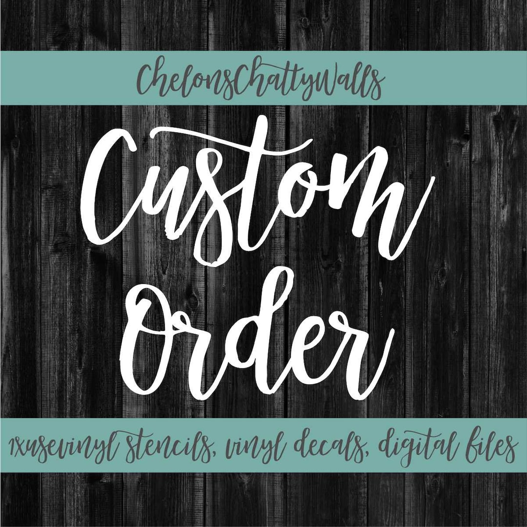 Katherine- Custom Vinyl Decals - Etsy
