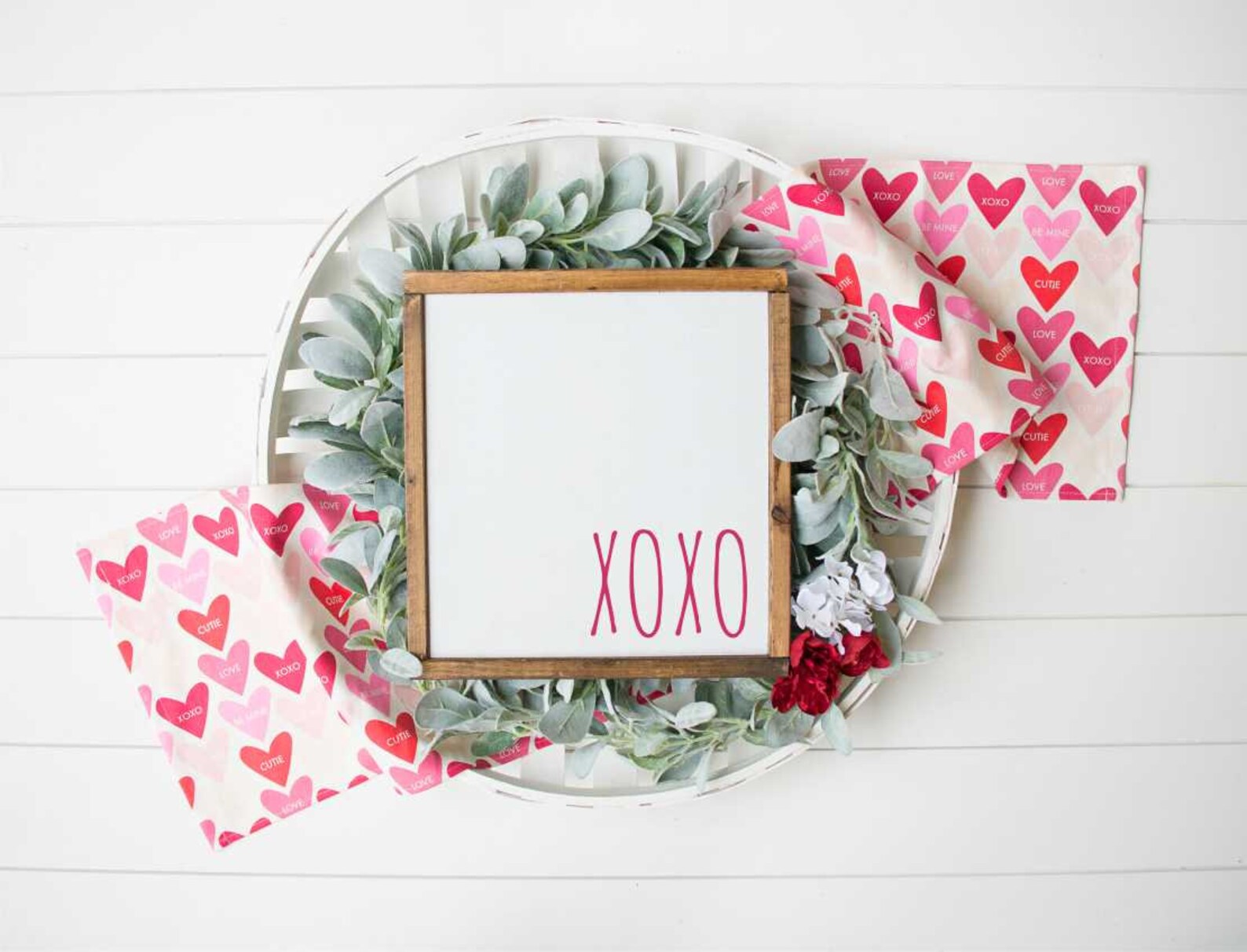 XOXO, Rae Dunn Style Inspired, Valentine's Holiday Vinyl Stencil, Vinyl ...