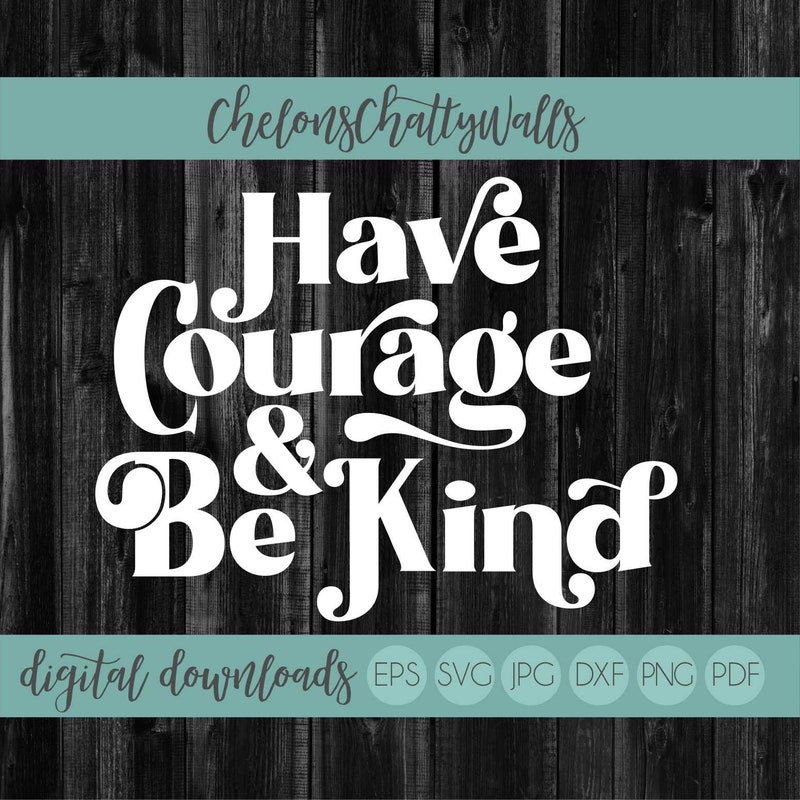 Courage Sign - Etsy