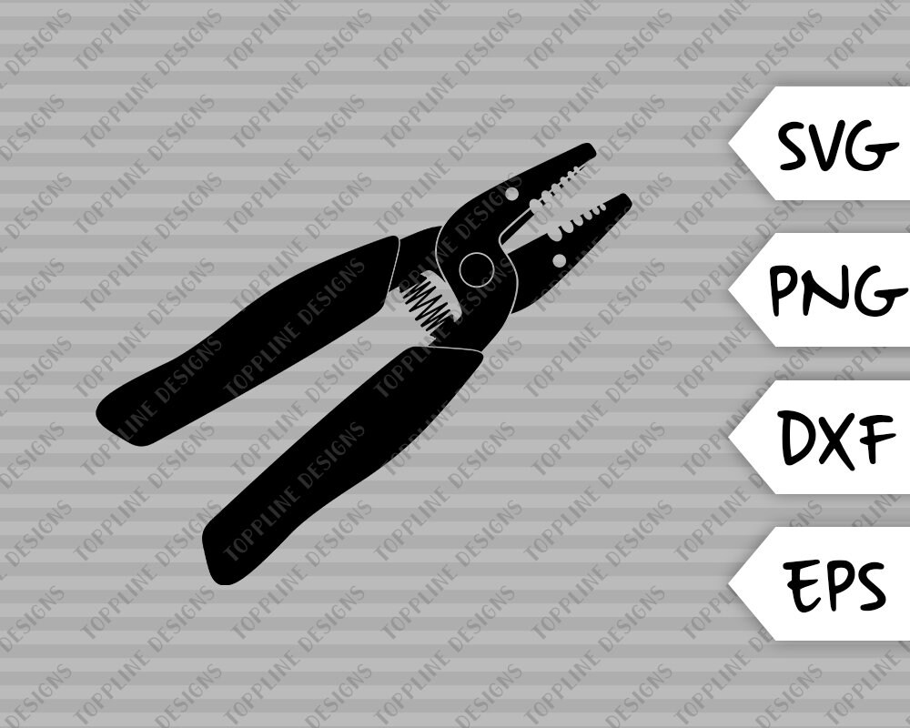 Wire Stripper - SVG / PNG / EPS / Dxf - Cut File, Electric, Electricity ...