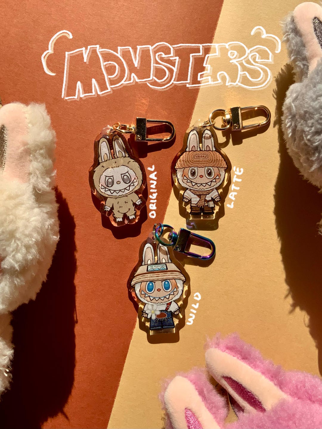 Labubu Acrylic Charm - Etsy