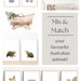 Australian Animal Nursery Print Set / Koala / Kangaroo Joey/ Wombat ...