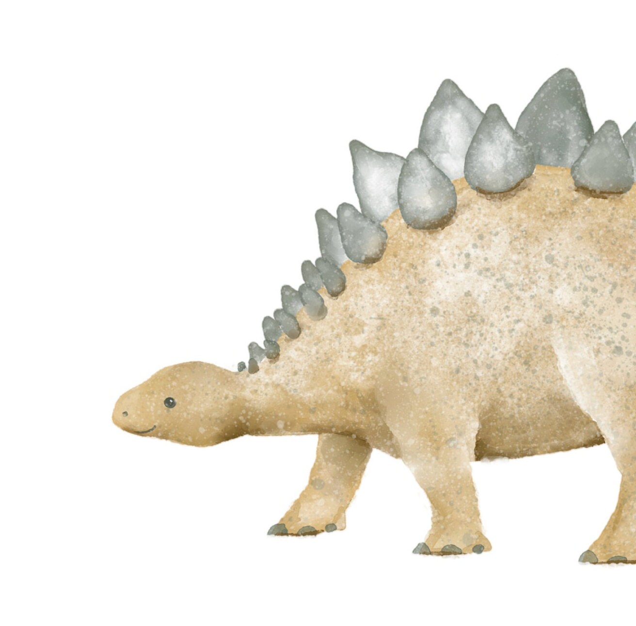Dinosaur Print Set: Watercolor Nursery Wall Art (digital Download) - Etsy