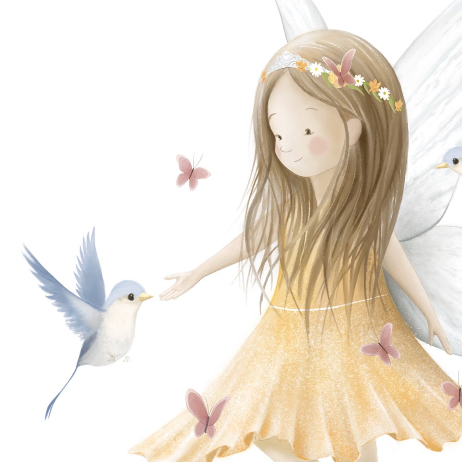 Fairy Princess Print / Girls Bedroom Woodland Fairy Art / - Etsy