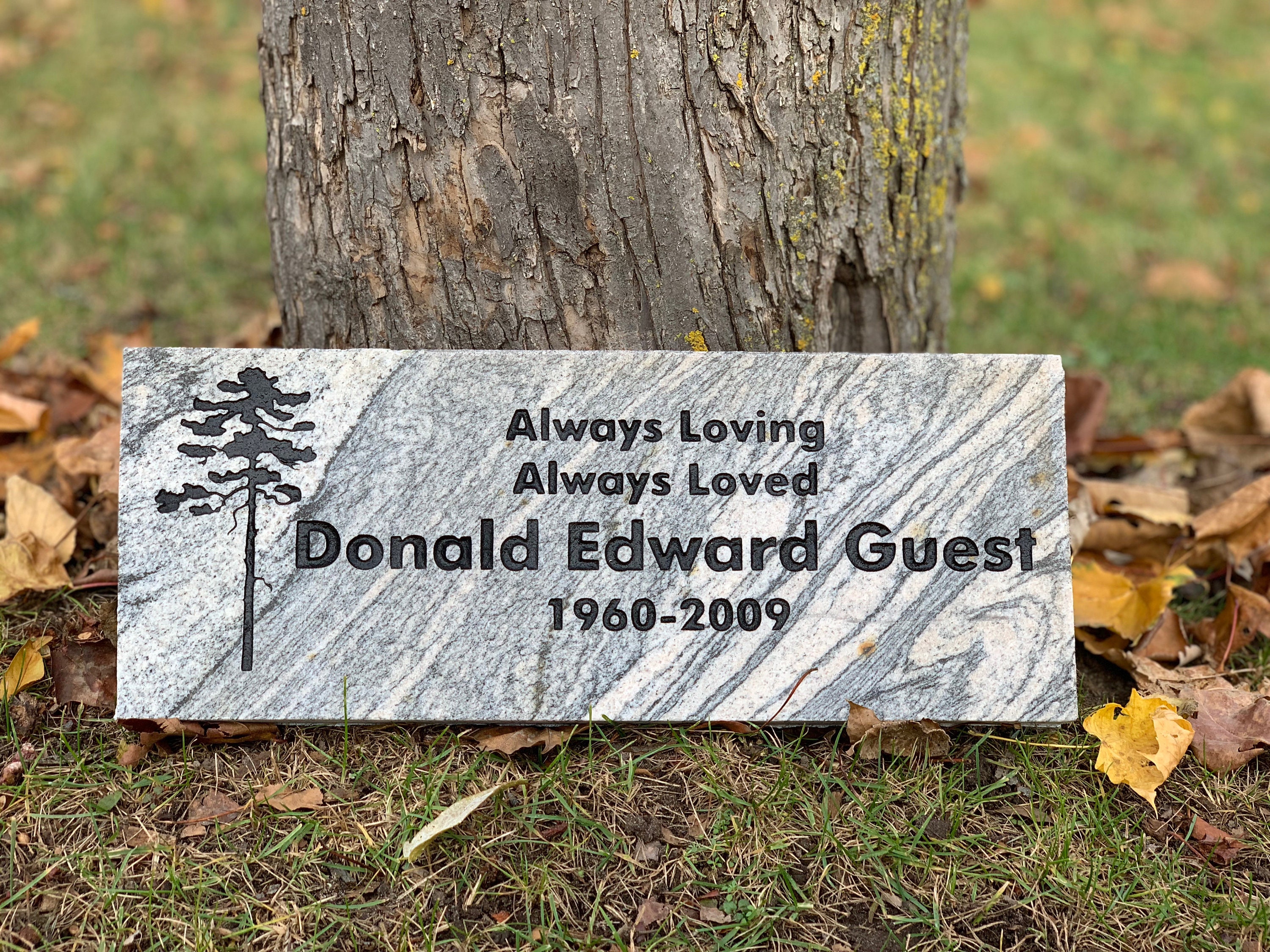 Loss of Loved One Memorial Stones Memorial Stone In Loving | Etsy