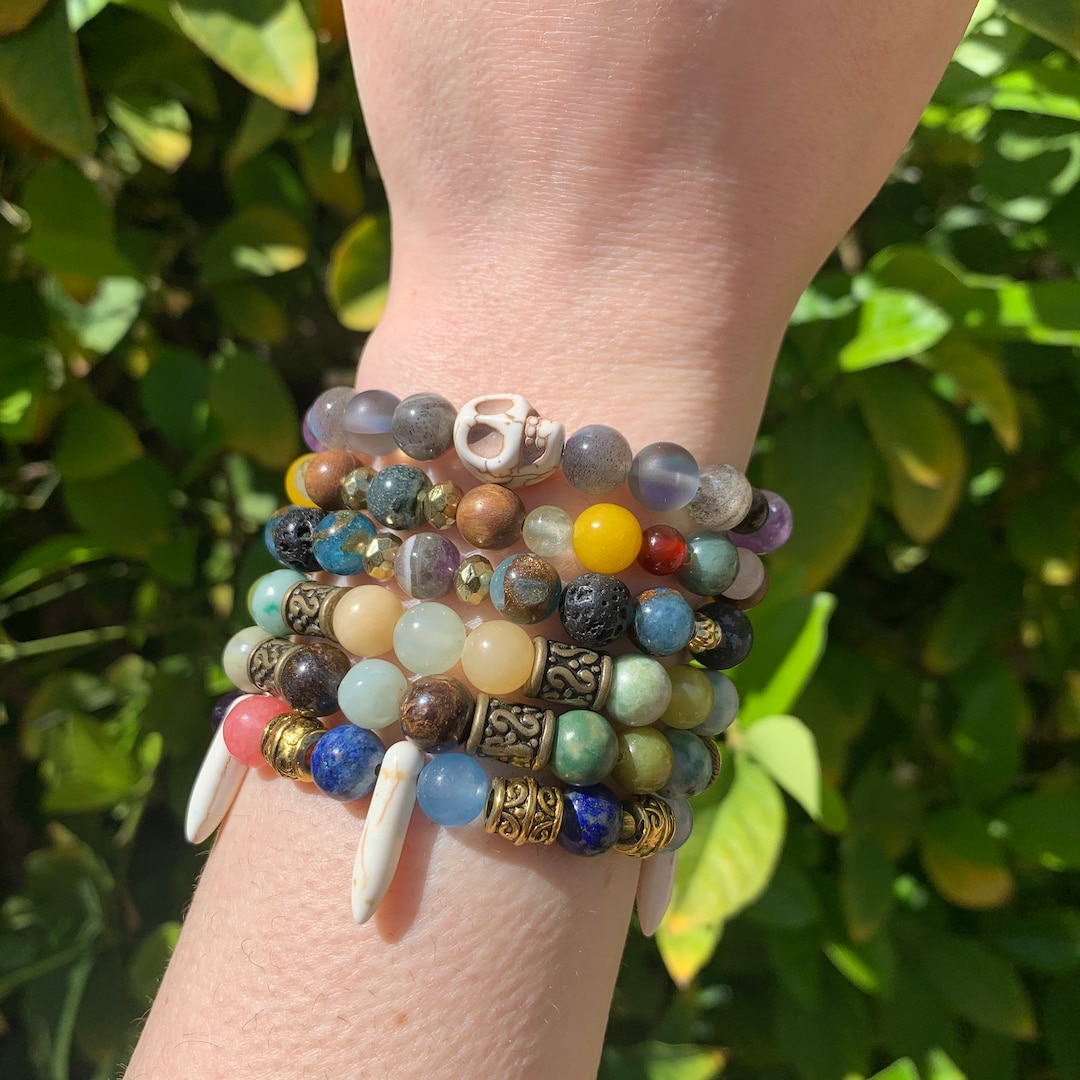 HADES the Video Game-inspired “allies of Zagreus” Elasticated Gemstone ...