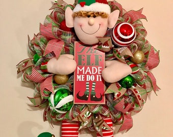 Elf wreath | Etsy