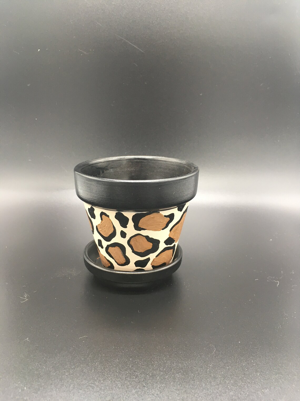 Hand Painted Small Indoor Planter Flower or Succulent Pot - Etsy