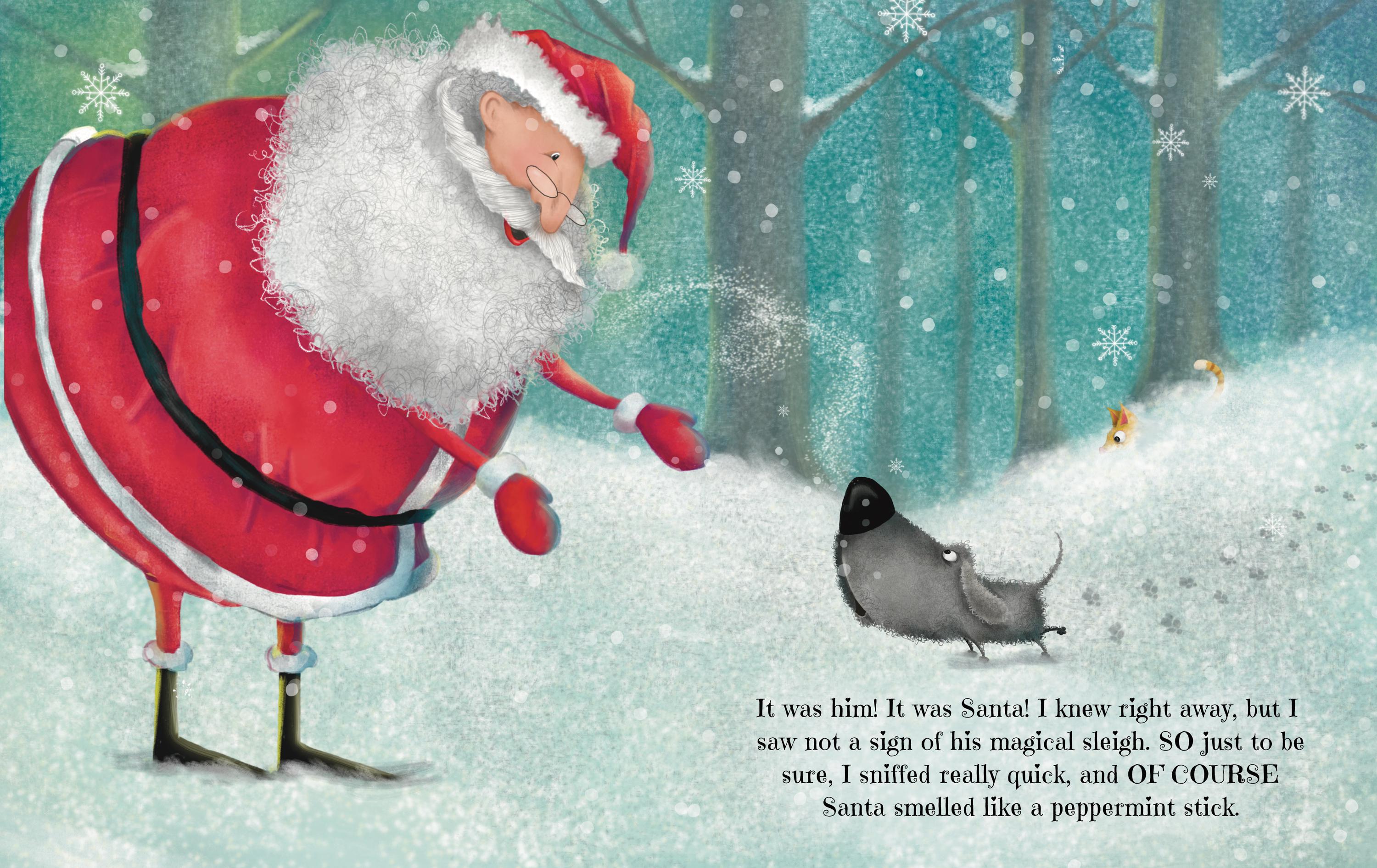 SEARCHING FOR Santa...one Dog's Quest to Find the Real Santa Claus - Etsy