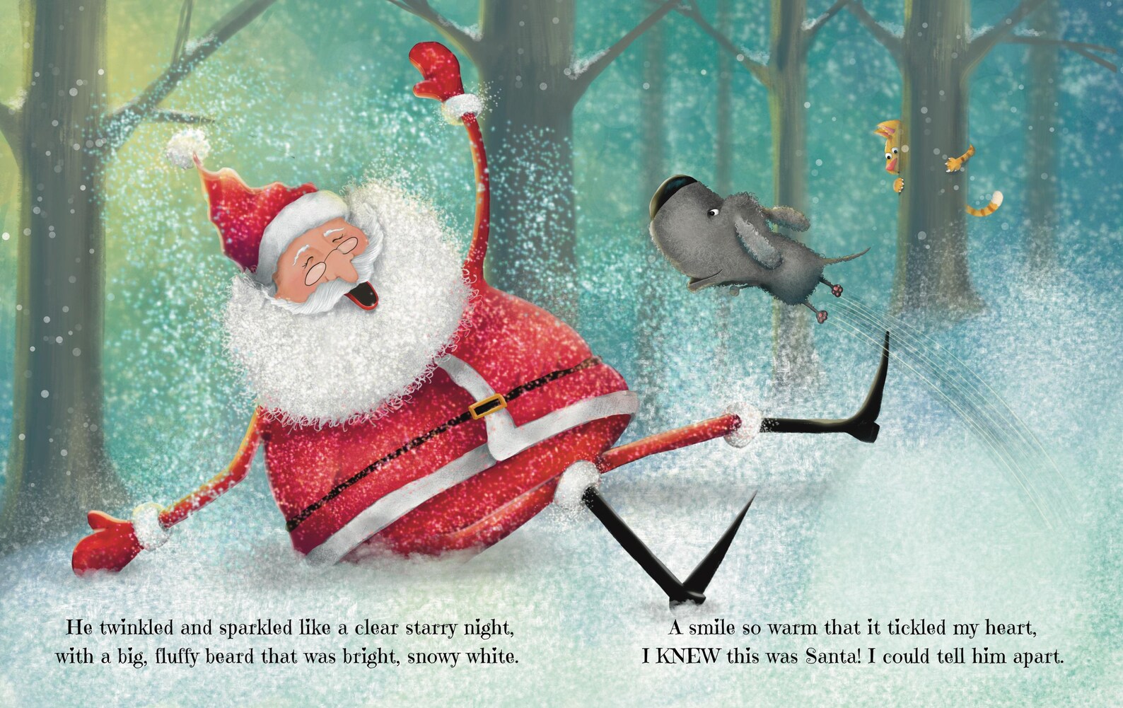 SEARCHING FOR Santa...one Dog's Quest to Find the Real Santa Claus - Etsy