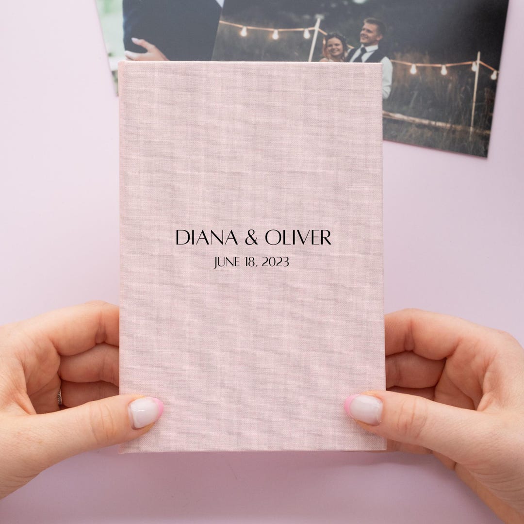 Personalized Pull Out Photo Album. Custom Couple Photo Album for 14 4x6 ...