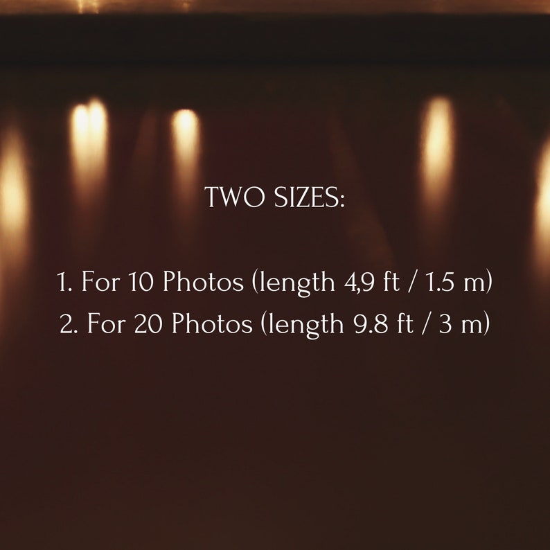 Photoclips With LED Light. Photo Clip String for 10 or 20 - Etsy