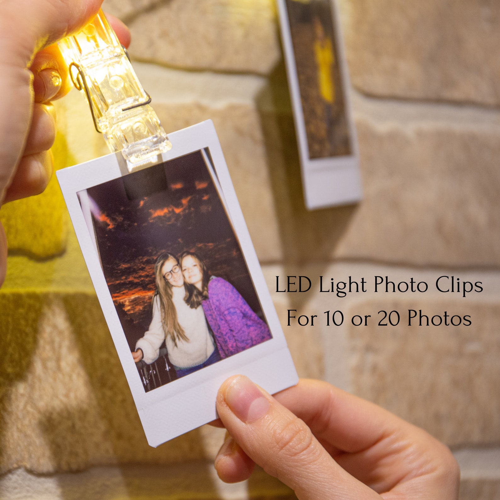 Photoclips With LED Light. Photo Clip String for 10 or 20 - Etsy