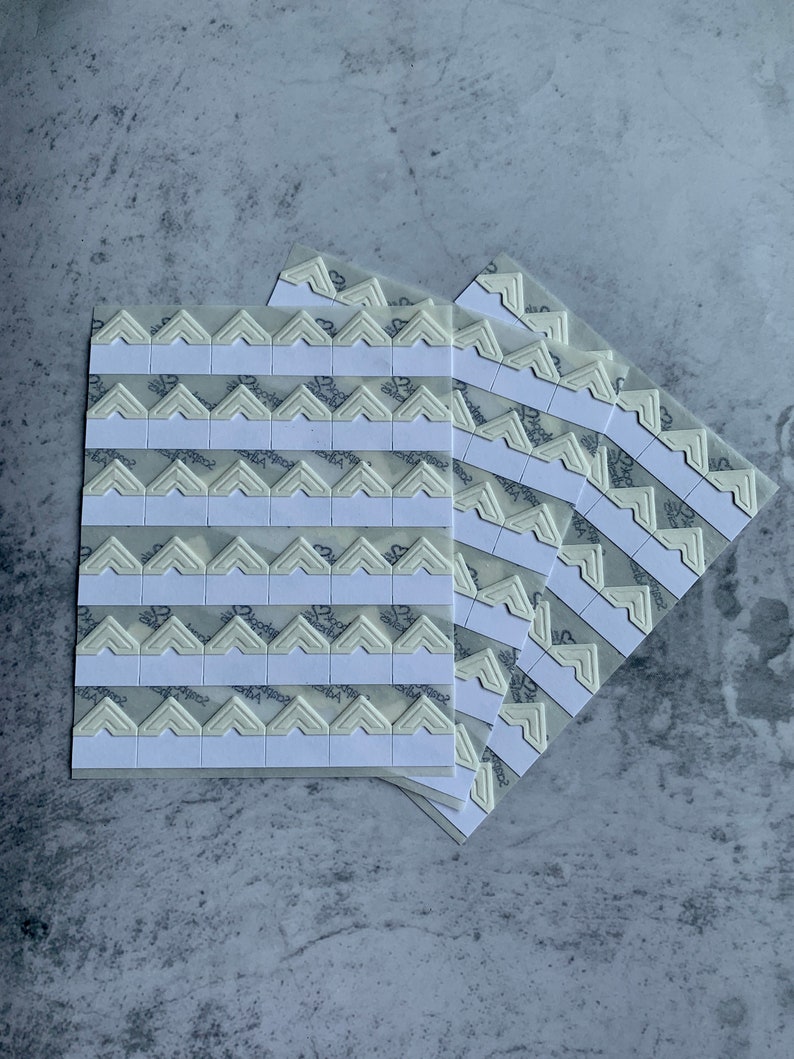 Photo Corner Stickers Set of 108 pcs. Self-Adhesive Vintage | Etsy