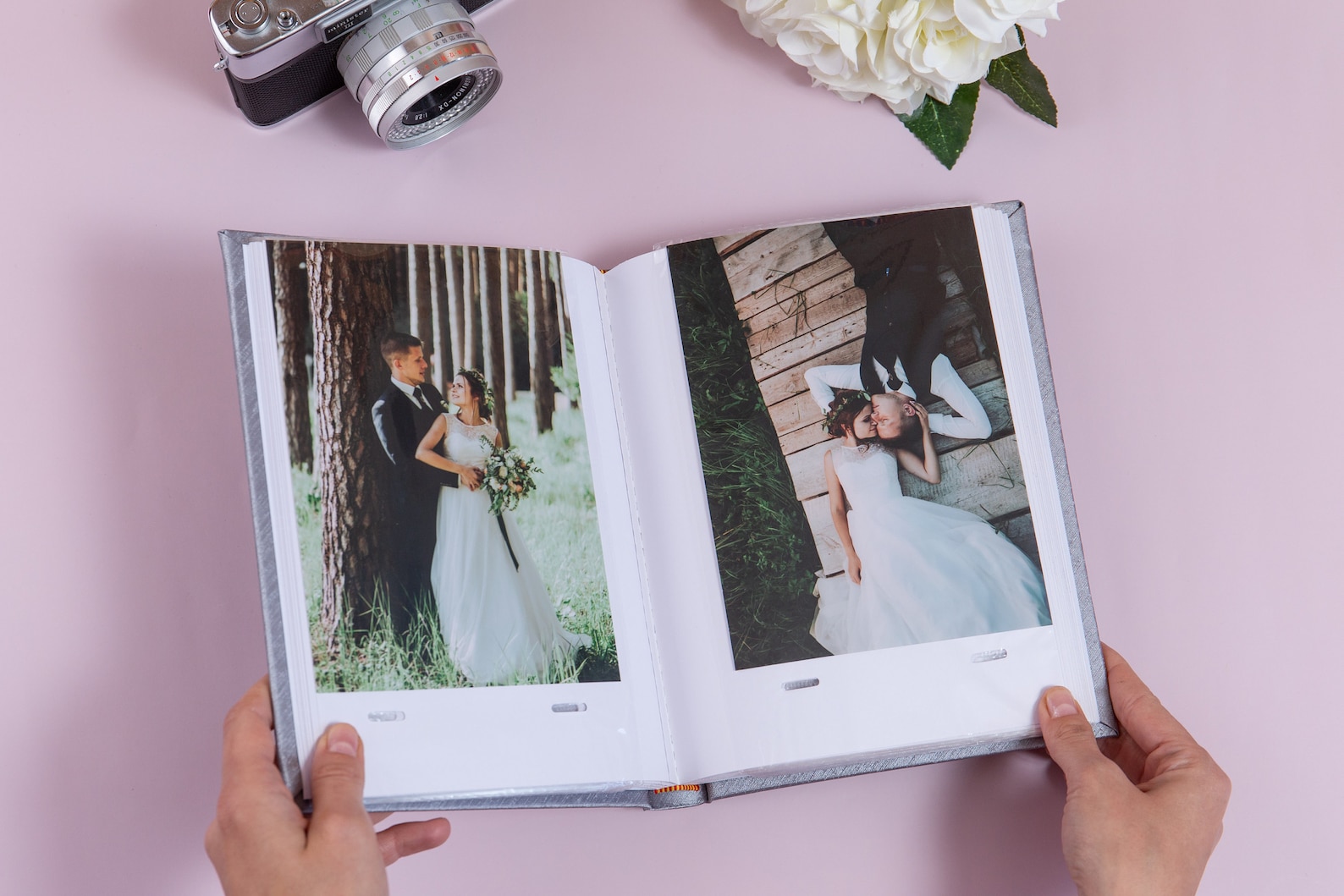 Personalized 5x7 Photo Album: PU Leather, Slip-in Pockets. 50 or 100 ...