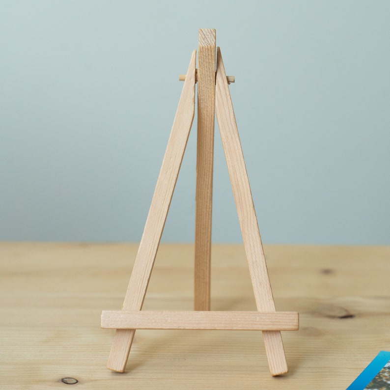 Mini Easel Stand. Mini Wooden Artist Easel. Mini Wood Display - Etsy