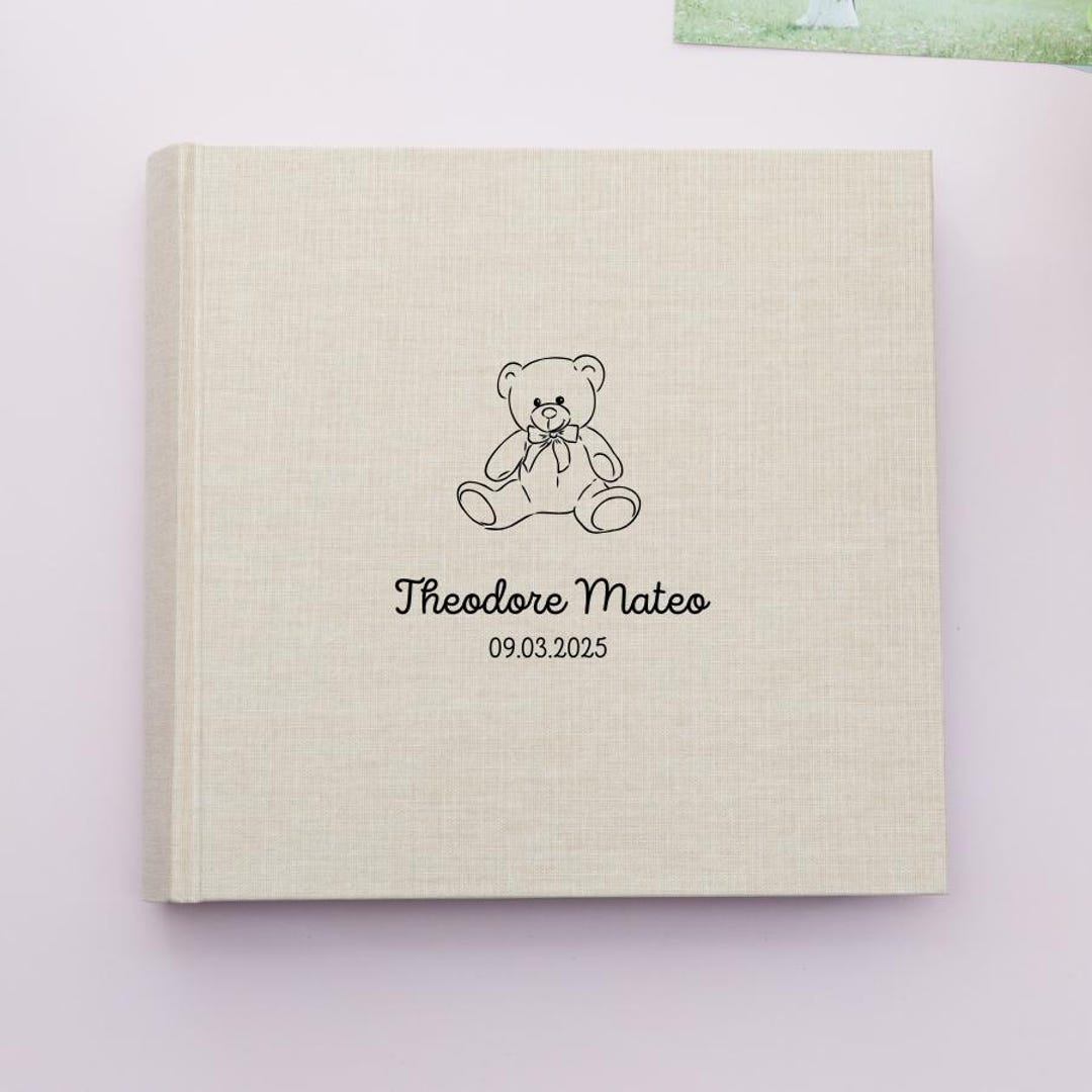 Personalized Baby Photo Album 4x6 200 Photos. First Year Photo Album ...