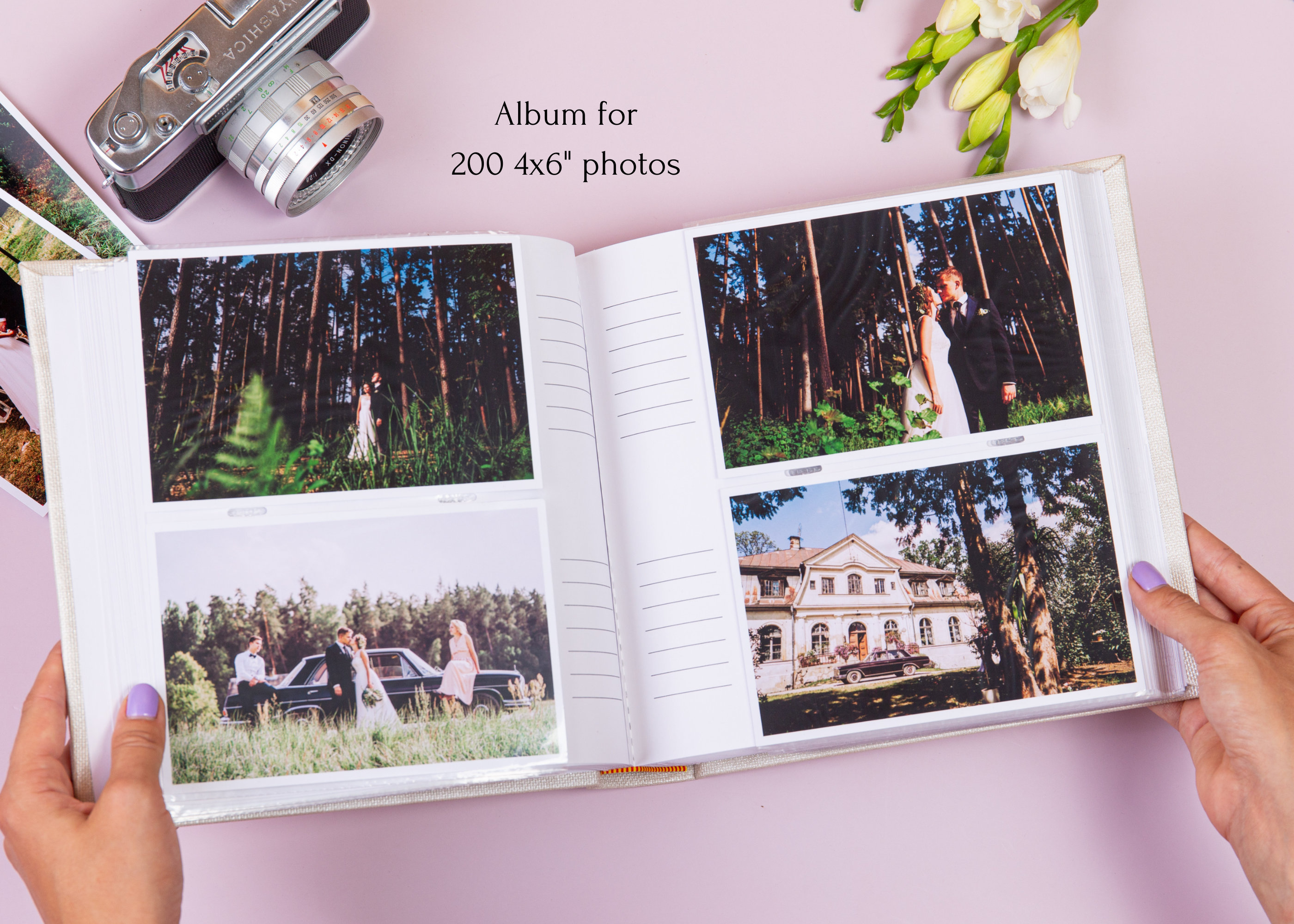 Personalized 4x6 Photo Album for 100 200 or 300 Photos. Album | Etsy