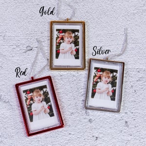 Personalized Christmas Ornament. Polaroid Frame. Instax Mini Ornament ...