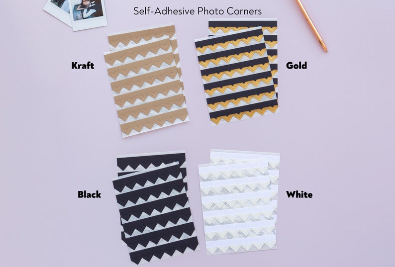 Photo Corner Stickers Set of 108 Pcs. Self-adhesive Vintage - Etsy
