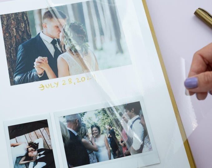 Personalized Self-adhesive Photo Album With 60, 80, 100 or 120 Pages ...
