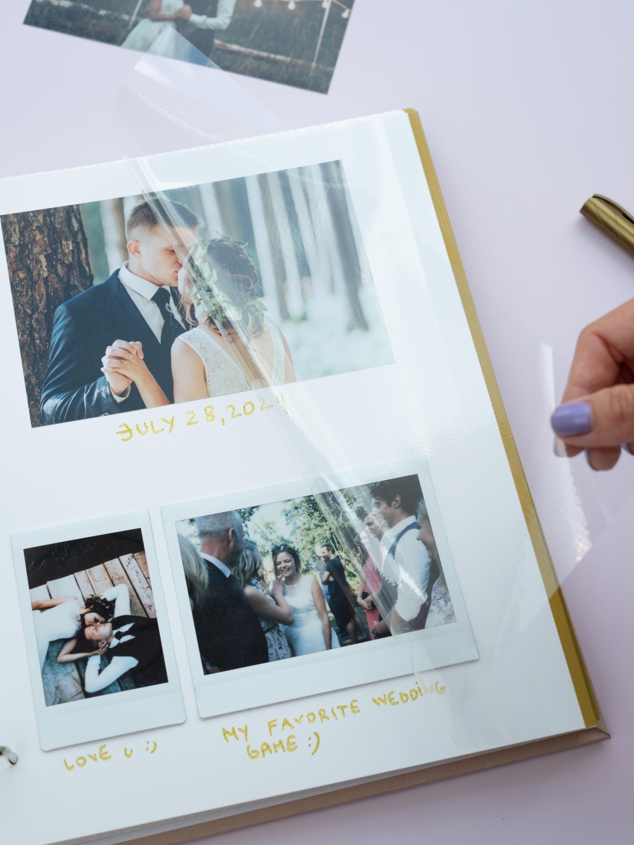 Personalized Self-adhesive Photo Album. Magnetic Pages Album With 60 ...