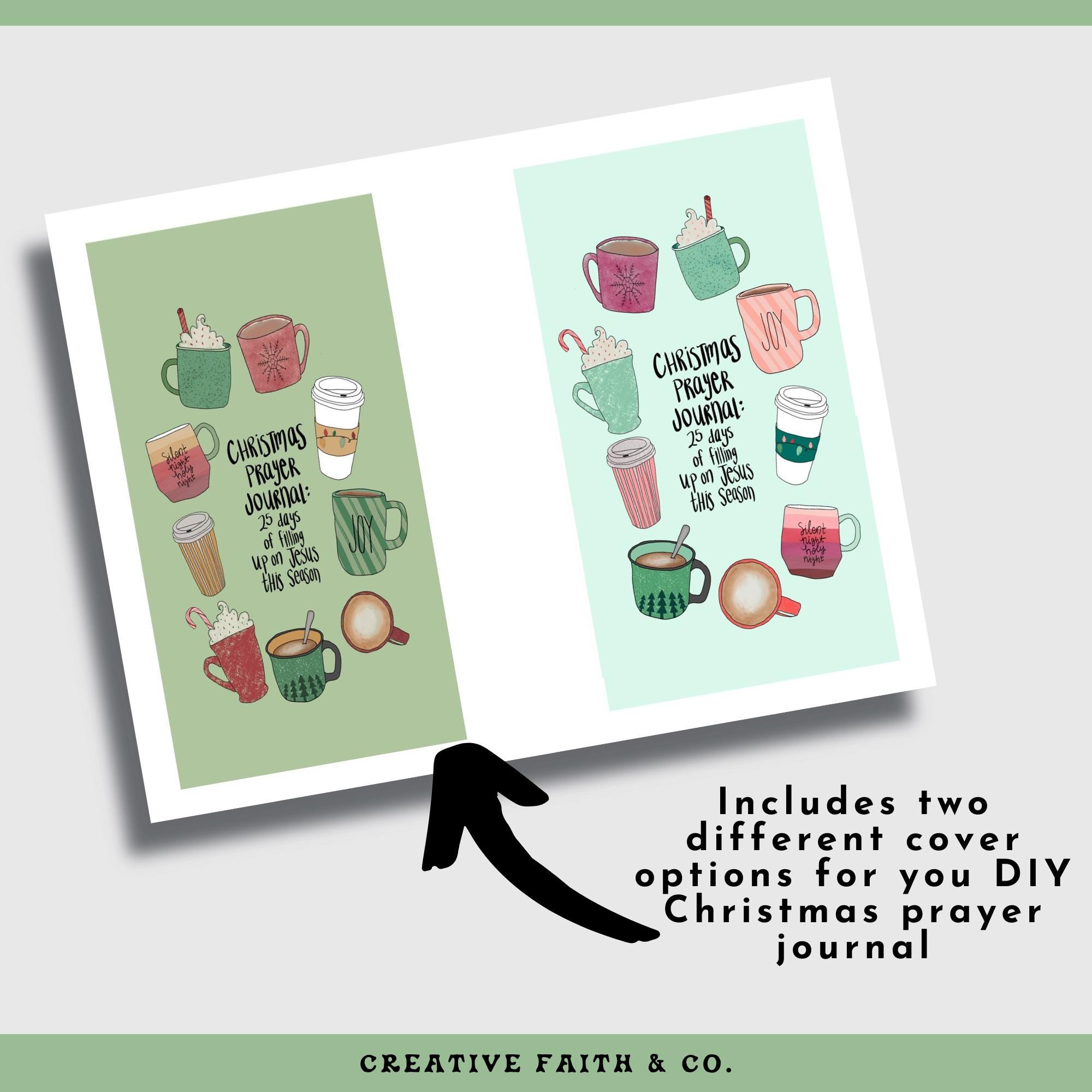 Bible Journaling Printable Devotion Journal Kit - Christmas Prayer ...
