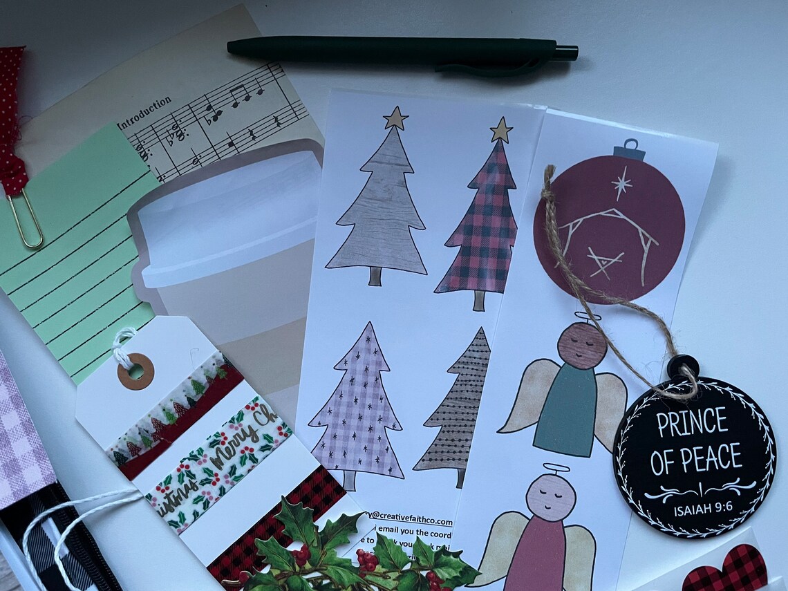 The Birth of Jesus Scripture Writing Christmas Advent Kit by - Etsy