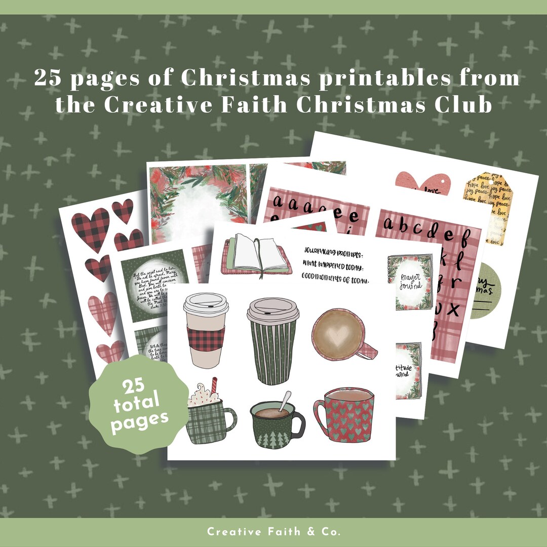 25 Pages of Christmas Printables From the Creative Faith Christmas Club ...