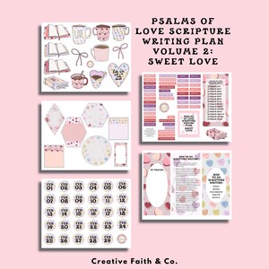 Psalms of Love Scripture Writing Plan: Volume 2 SWEET LOVE - Bible ...