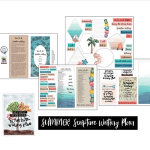 Scripture Writing Plan - Seasons of Prayer: Summer - Bible Journaling ...