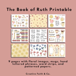 The Book of Ruth Printable | Bible Study Printables | How to Study the ...