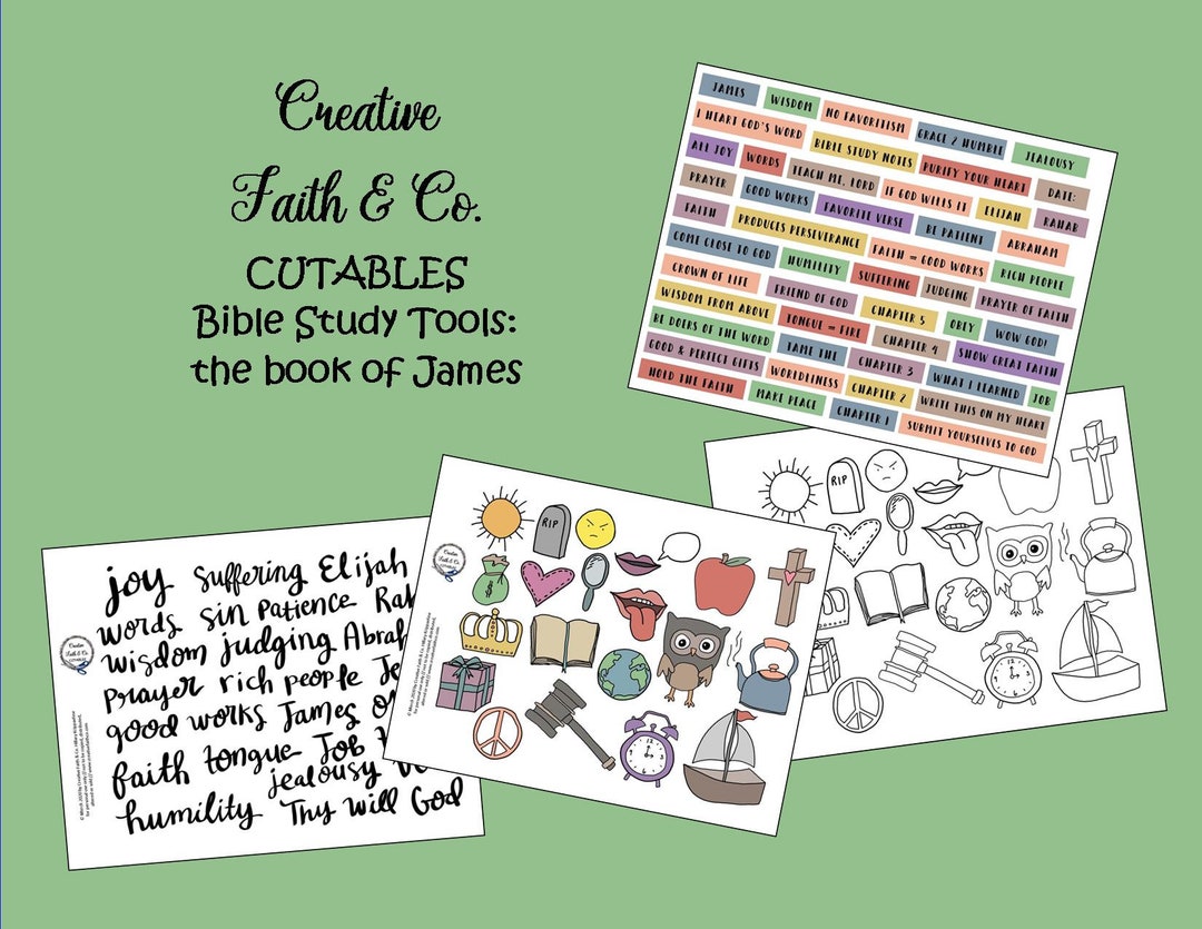 How to Study the Bible - James Bible Journaling Printable (creative ...
