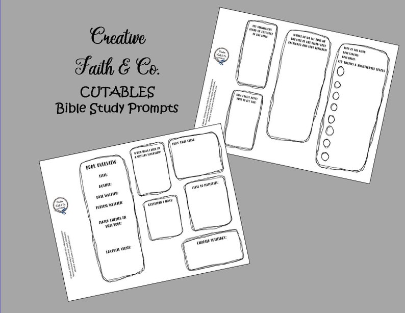 How to Study the Bible Plain Bible Journaling Prompts | Etsy