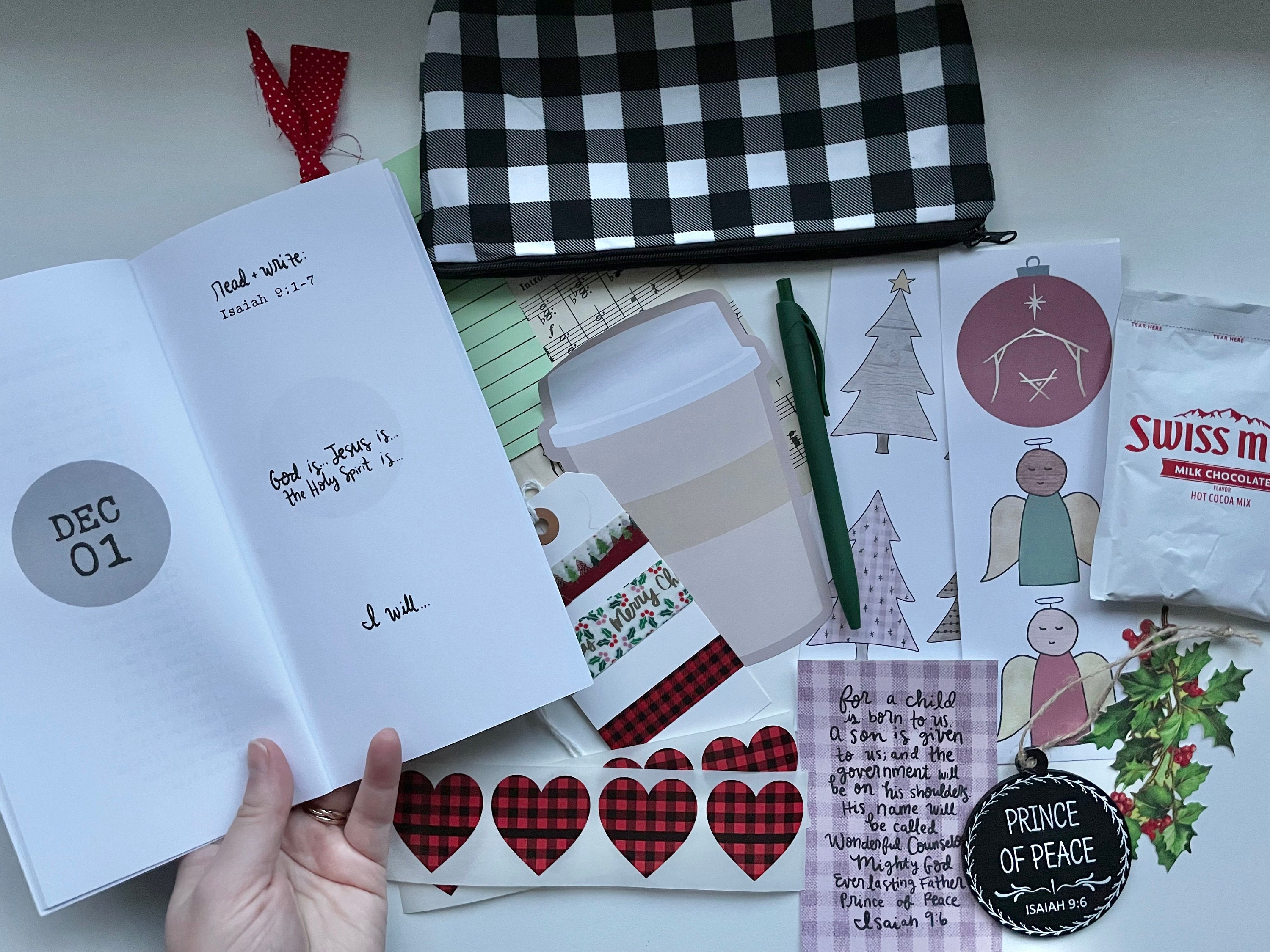 The Birth of Jesus Scripture Writing Christmas Advent Kit by - Etsy