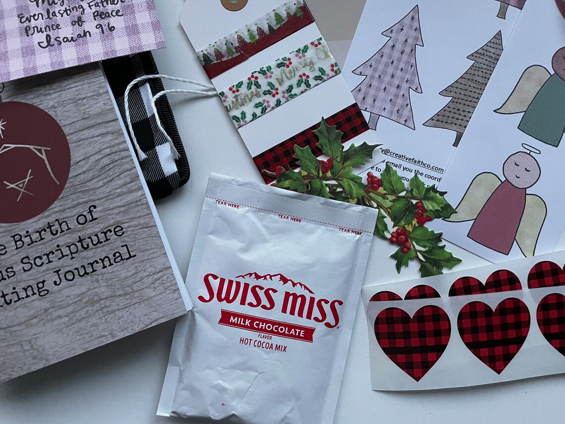 The Birth of Jesus Scripture Writing Christmas Advent Kit by - Etsy