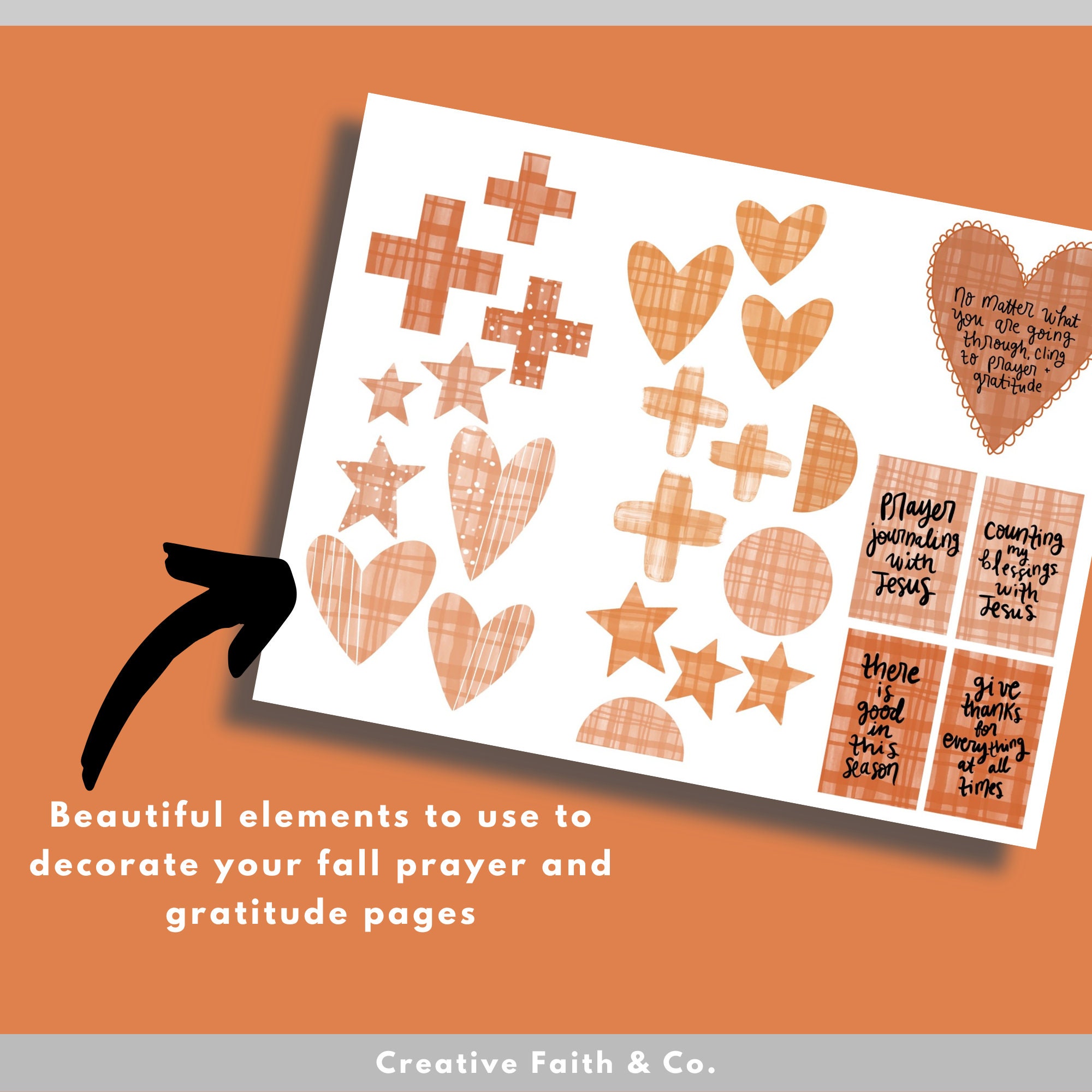 Fall Prayer & Gratitude Journal Floral Bible Journaling - Etsy