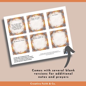 Psalms of Thanksgiving Printable Verse Cards 3x3 Inches Fall Florals ...