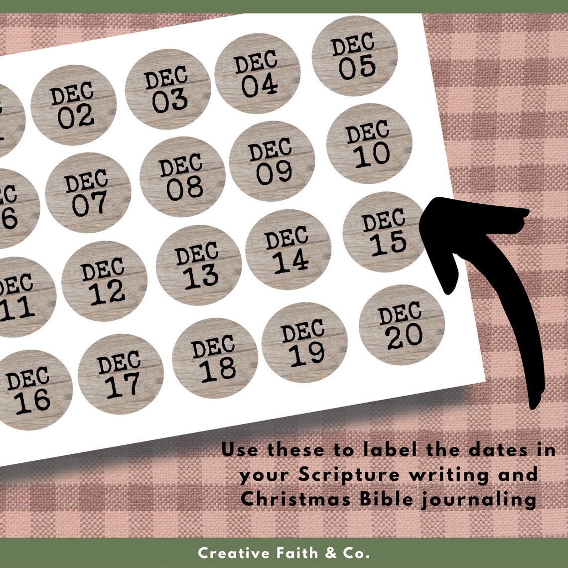 The Birth of Jesus Scripture Writing & Reading Plan - Christmas - Bible ...