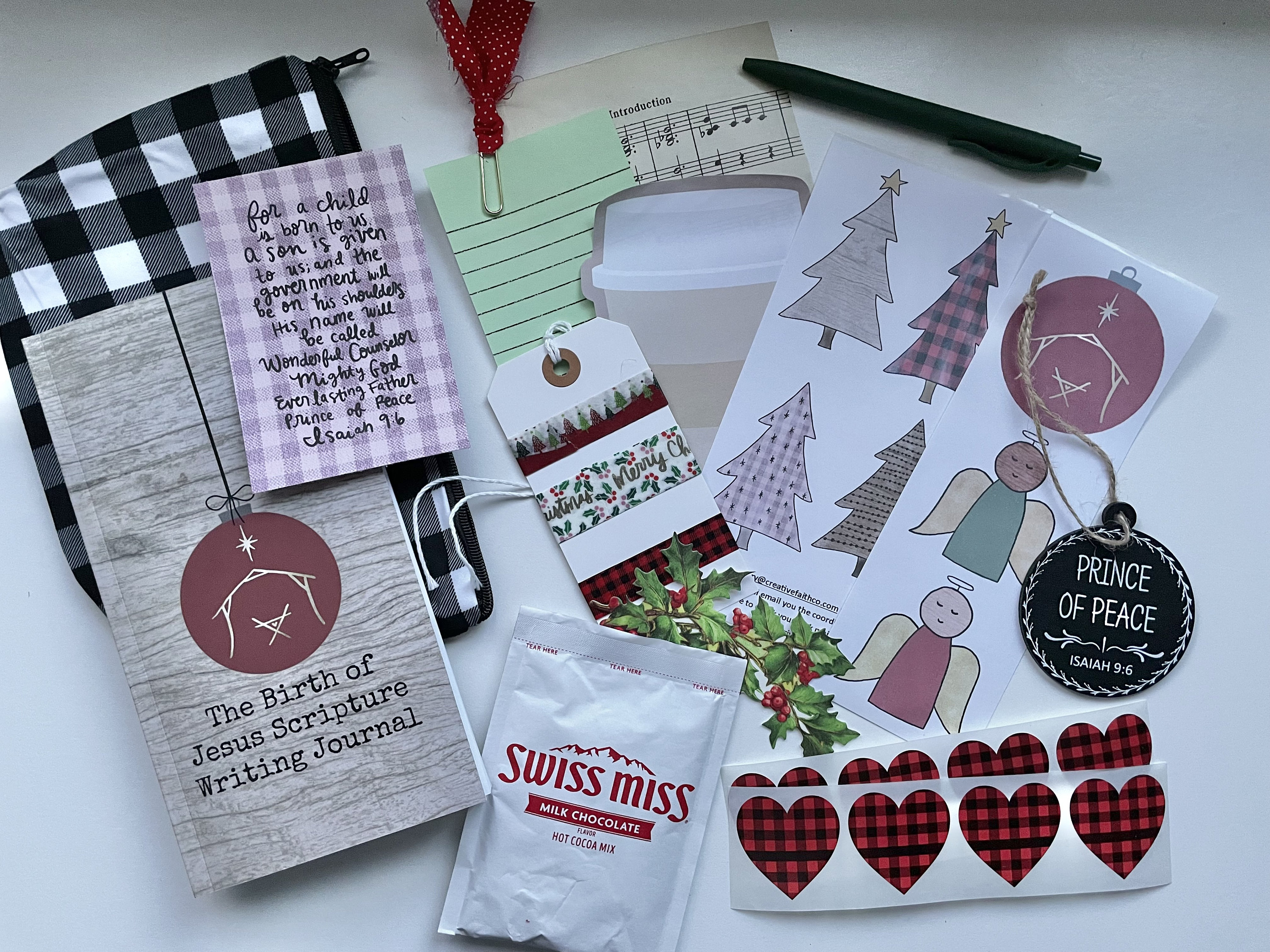 The Birth of Jesus Scripture Writing Christmas Advent Kit by - Etsy