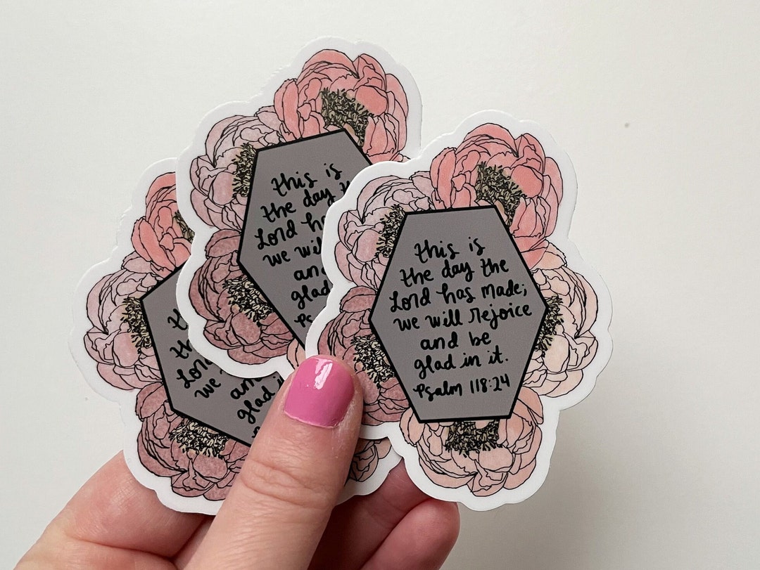 Rejoice Florals Vinyl Sticker Creative Faith Co-christian Sticker ...