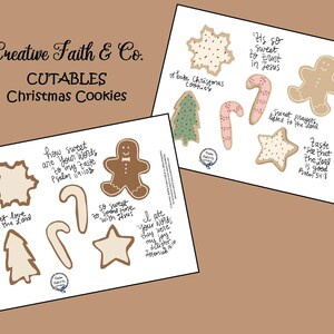 Bible Journaling Printable Kit - Christmas Cookies (creative Faith ...
