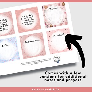 Psalms of LOVE Printable Verse Cards 3x3 Inches creative Faith Cutables ...